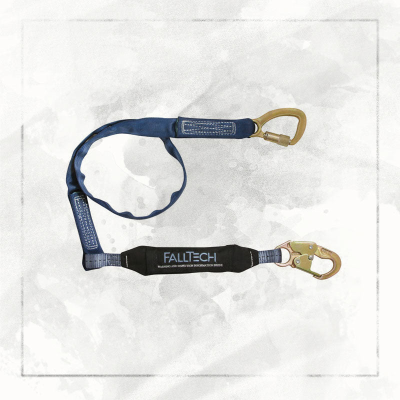 Shock Absorbing Tie Back Lanyards - Fall Arrest Anchor Points