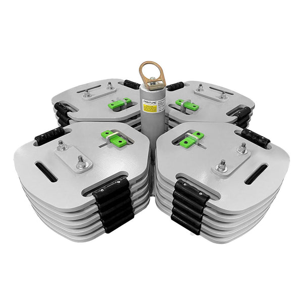 Non-Penetrating Fall Protection Anchors - Counterweight Fall Arrest Systems