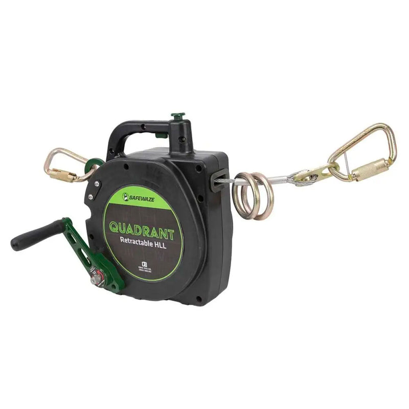 Safewaze Quadrant Retractable Horizontal Lifeline - 65 ft.