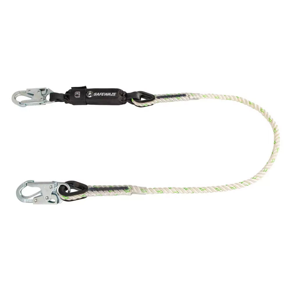 SafeWaze PRO Rope Shock Lanyard - 6 ft.