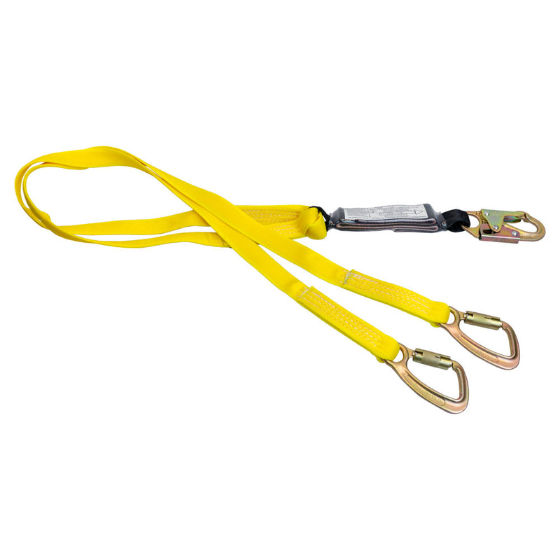 Shock Absorbing Tie Back Lanyards - Fall Arrest Anchor Points