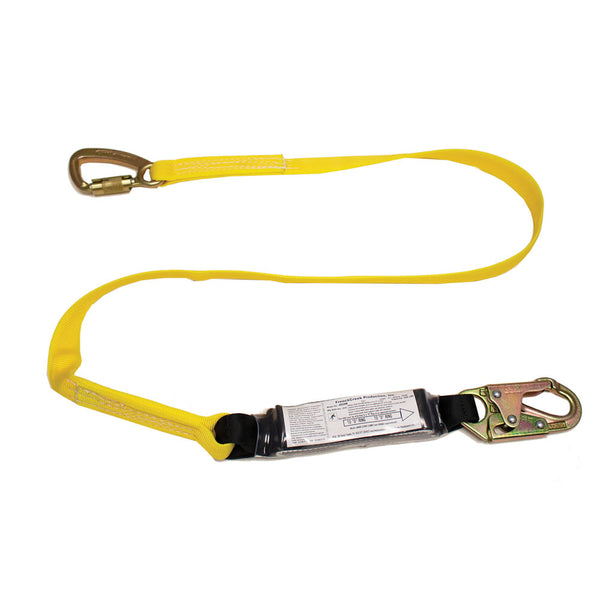 Shock Absorbing Tie Back Lanyards - Fall Arrest Anchor Points